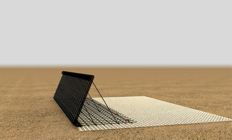 Erosion control geogrid - NAUE STEEL P - NAUE - reinforcement / for ...