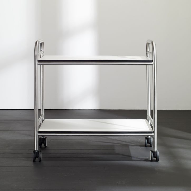 Food tray trolley - cube Design - commercial / laminate