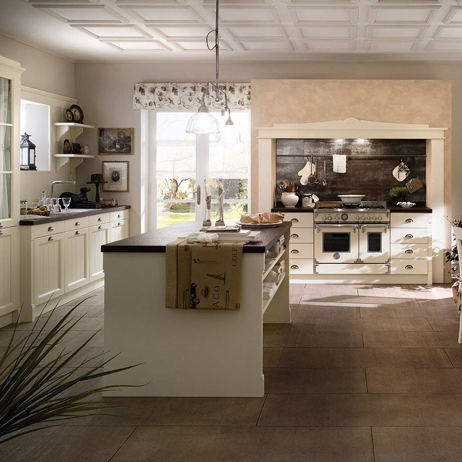 Traditional kitchen - ENGLISH STYLE - Callesella - wooden / island ...