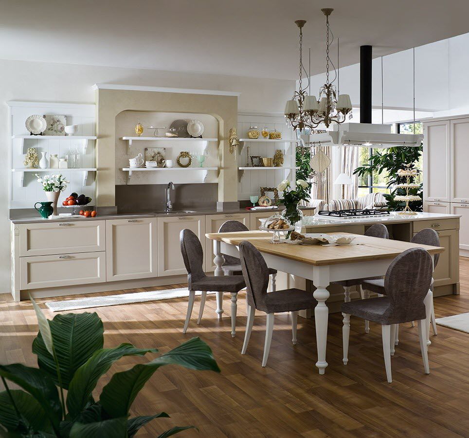 Traditional kitchen - ITALIAN MOOD - Callesella - wooden / island ...