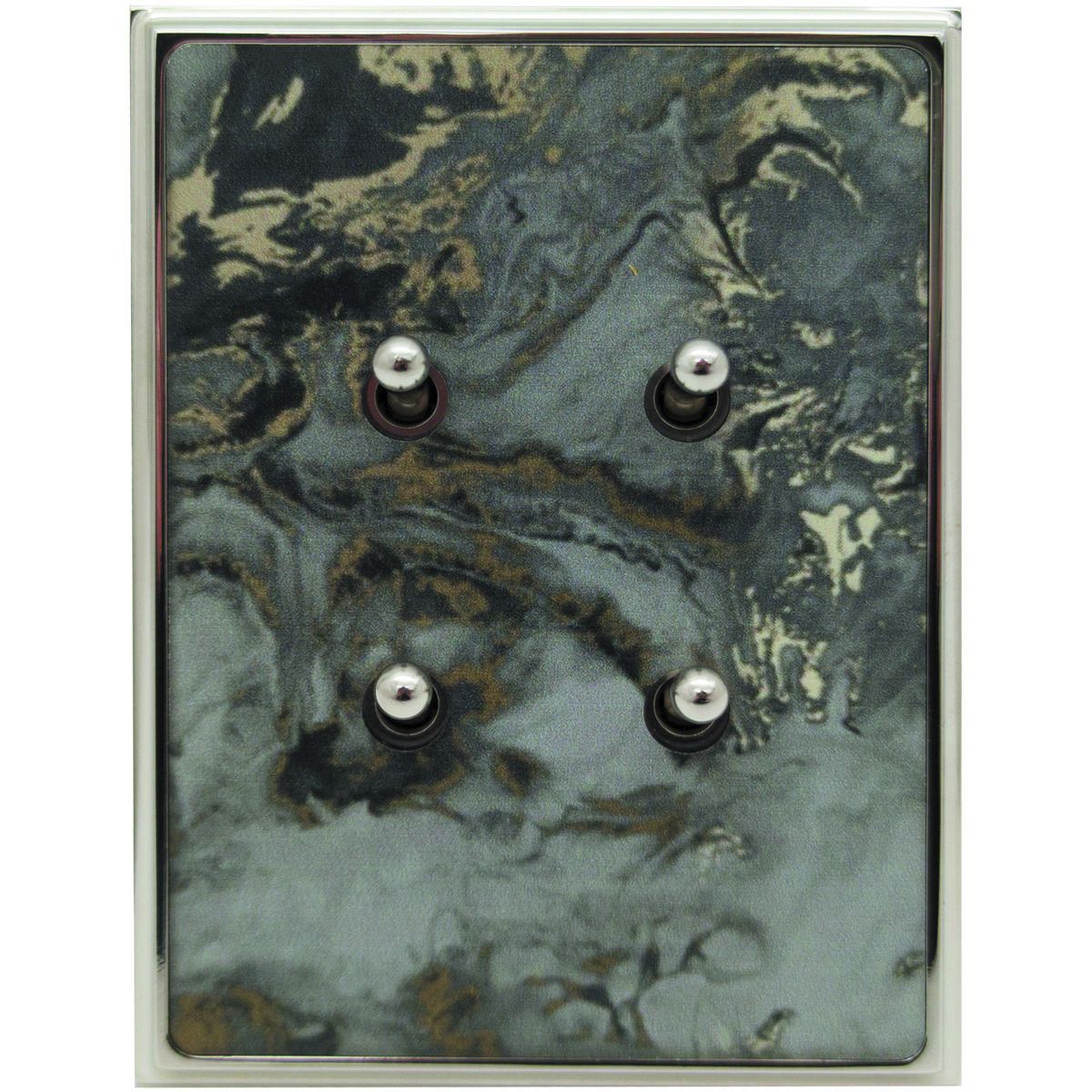 Light switch - Medusa - Rhombus Europe - toggle / recessed / quadruple