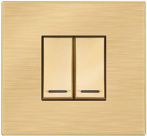 Light switch - Athena - Rhombus Europe - rocker / recessed / double