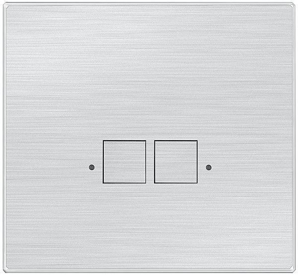 Light switch - Athéna - Rhombus Europe - push-button / recessed / double
