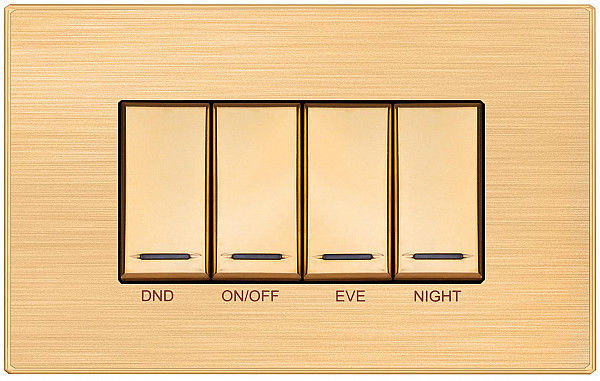 Light switch - Athena - Rhombus Europe - rocker / recessed / quadruple