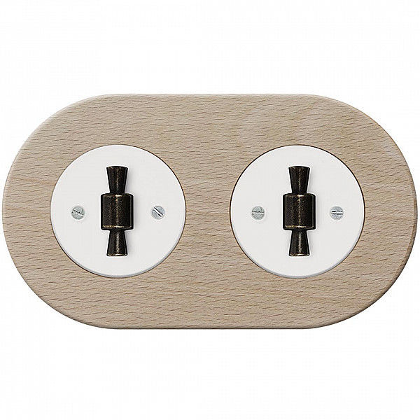 Light switch - Némesis - Rhombus Europe - push-button / recessed / double