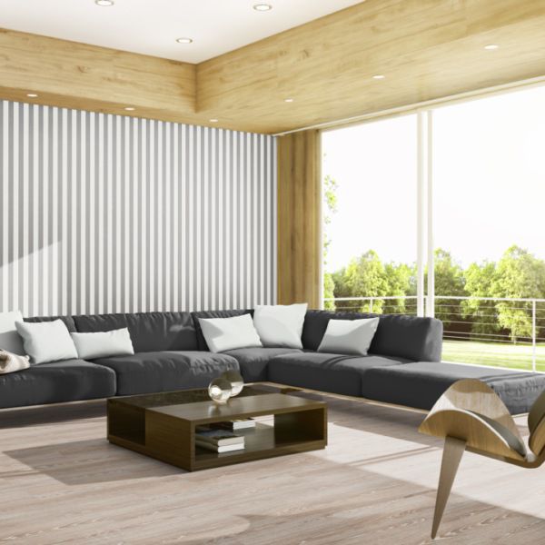 Interior wall-covering - STRIPY 1126 - ado goldkante - polyester ...