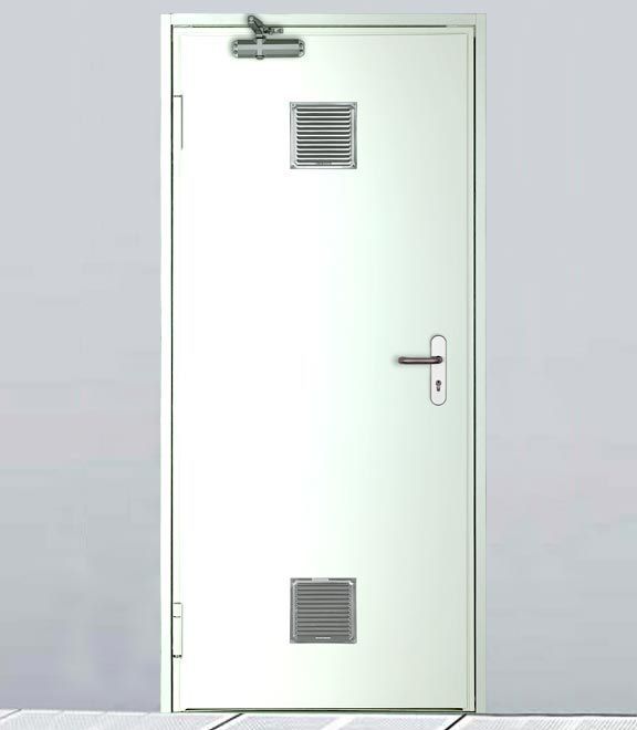 Service door - VENTILA - Asturmadi - galvanised steel / sheet steel / swing