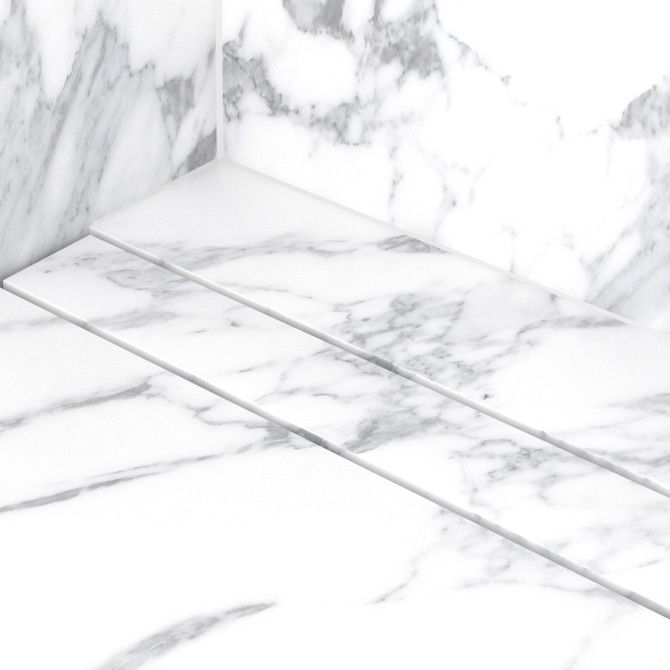 Natural stone linear shower drain - FLEX - ESS Easy Drain - high-resistance