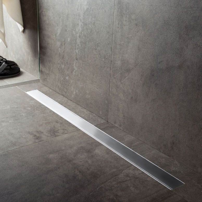 Rectangular shower base - COMPACT - ESS Easy Drain - above floor ...