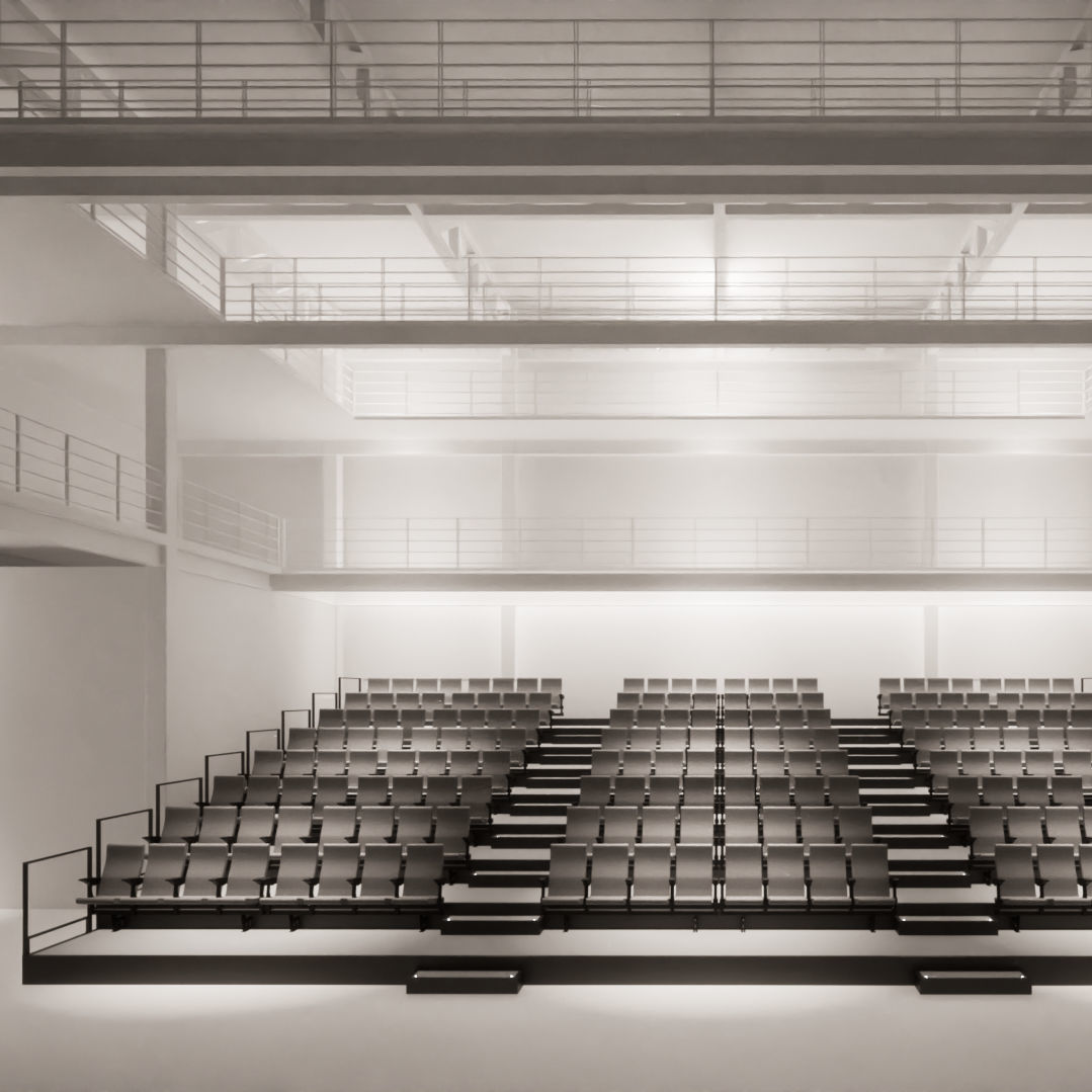 Retractable stadium seating - STANDARD - Quinette Gallay - telescopic ...