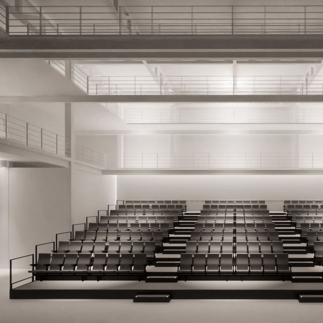 Retractable stadium seating - RECESSED - Quinette Gallay - telescopic ...