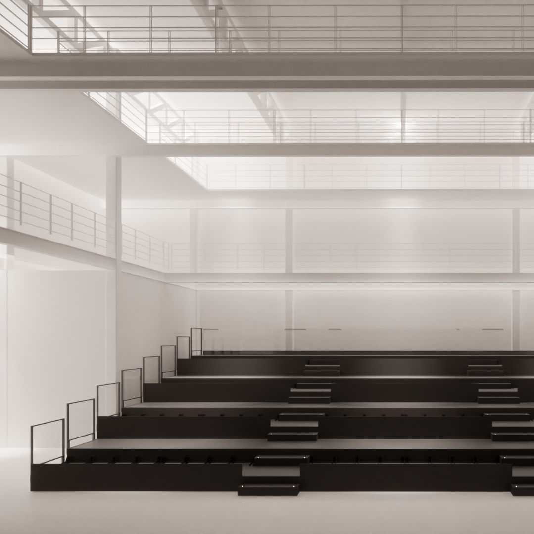 Retractable stadium seating - CABARET - Quinette Gallay - telescopic ...