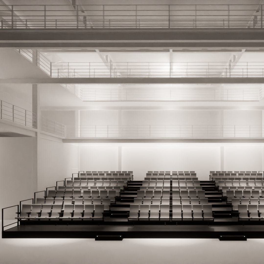 Retractable stadium seating - DOUBLE - Quinette Gallay - telescopic ...