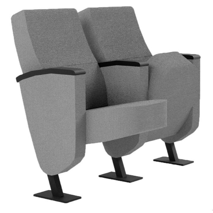 Traditional auditorium seating - PACIFIC - Quinette Gallay - fabric ...