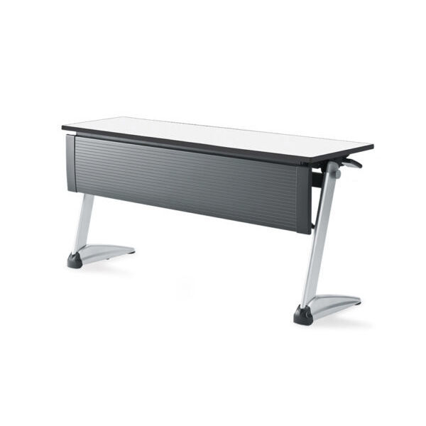 Contemporary work table - EASY GLIDE - Quinette Gallay - melamine ...