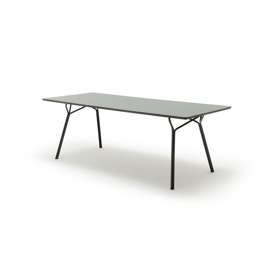 Contemporary dining table - 120 - freistil - oak / MDF / oak base