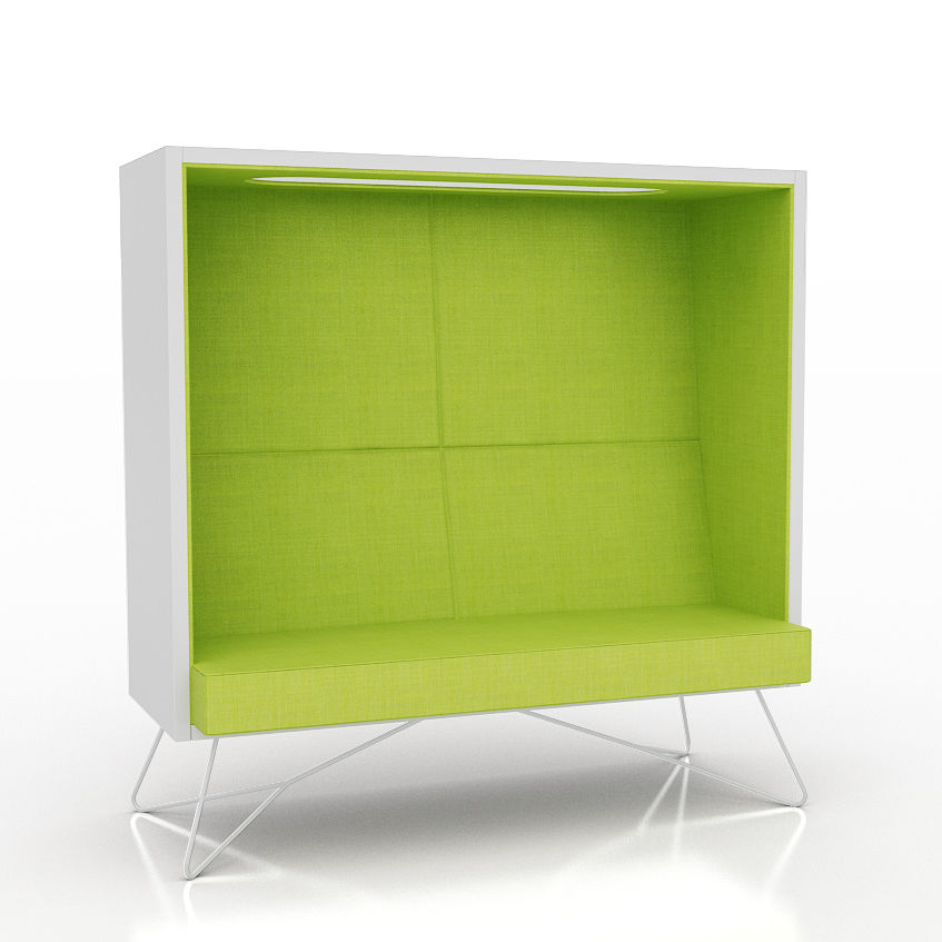 Contemporary sofa - CUBE - INTO Concept - fabric / high-back / multi-color
