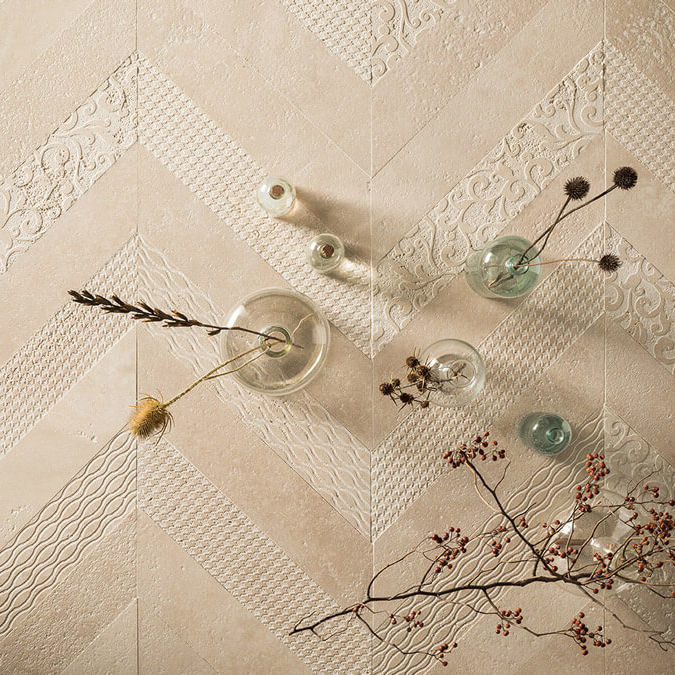 Natural stone tile - VIS - Lafornasa - textured / indoor / exterior