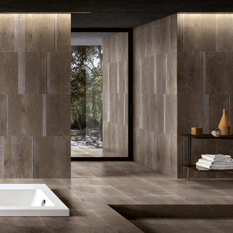 Marble tile - GENESIS - Lafornasa - smooth / textured / silk