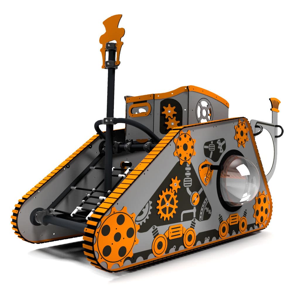 Playground vehicle - TANK - Free Kids s.c. - outdoor / interactive