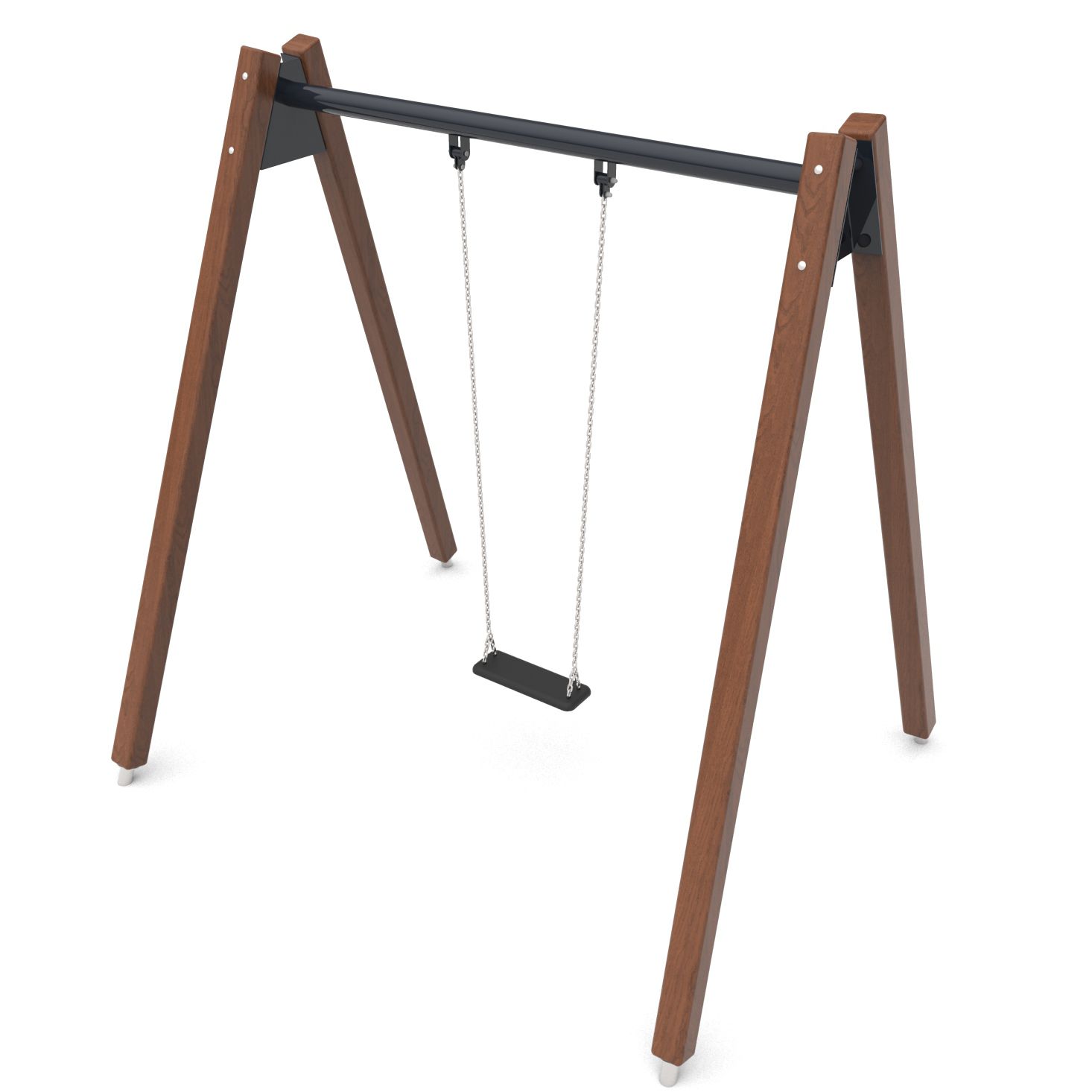 Metal swing - HW-01A - Free Kids s.c. - wooden / playground