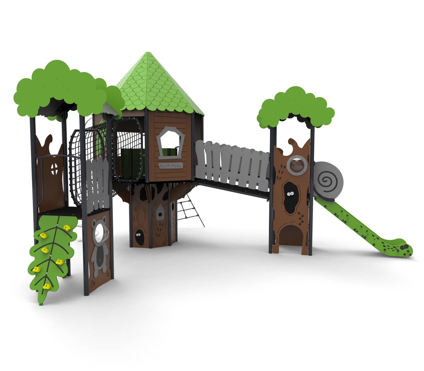 Playground play structure - TREE HOUSE 10 : DND-10 - Free Kids s.c ...