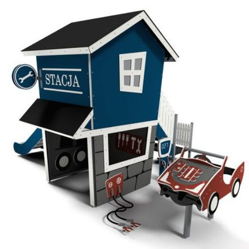 Playground structure - WORKSHOP - Free Kids s.c. - nursery / HDPE / metal