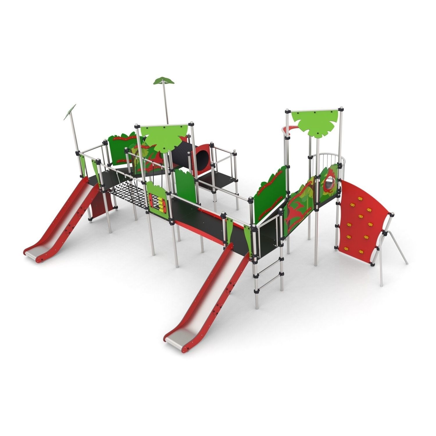 Playground structure - JURA 4 - Free Kids s.c. - metal / modular ...