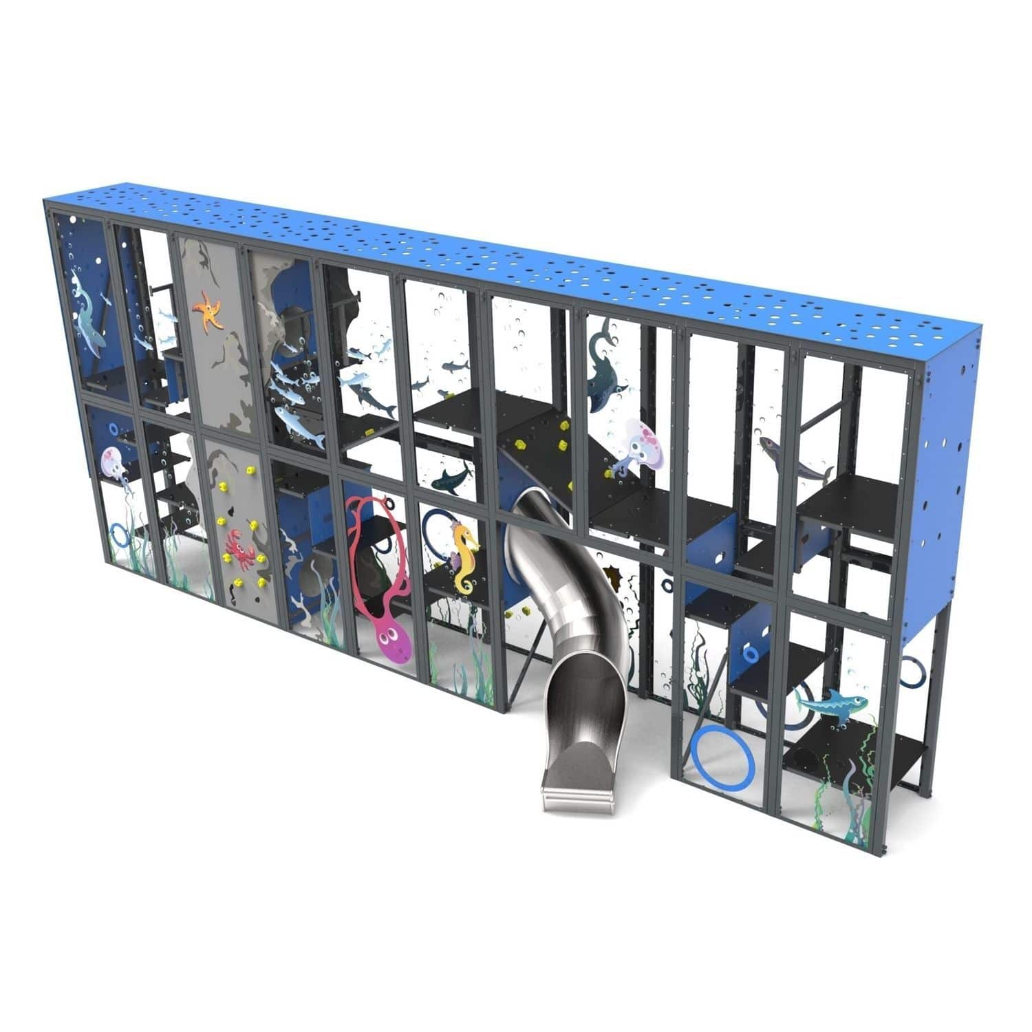 Playground structure - WALLPLAY AQUARIUM - Free Kids s.c. - nursery ...