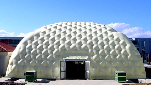 Special event inflatable structure - BLUE LAGOON - Arka