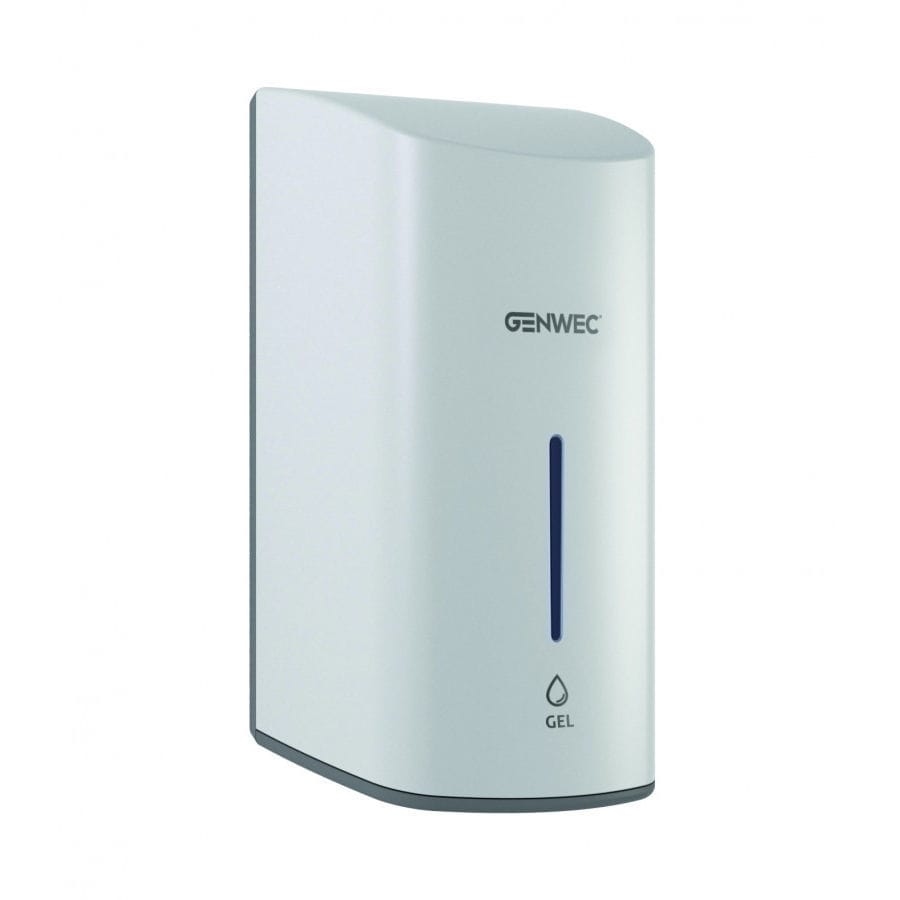 Wall-mounted hand sanitizer dispenser - GW04 16 01 series - genwec - automatic / ABS / commercial