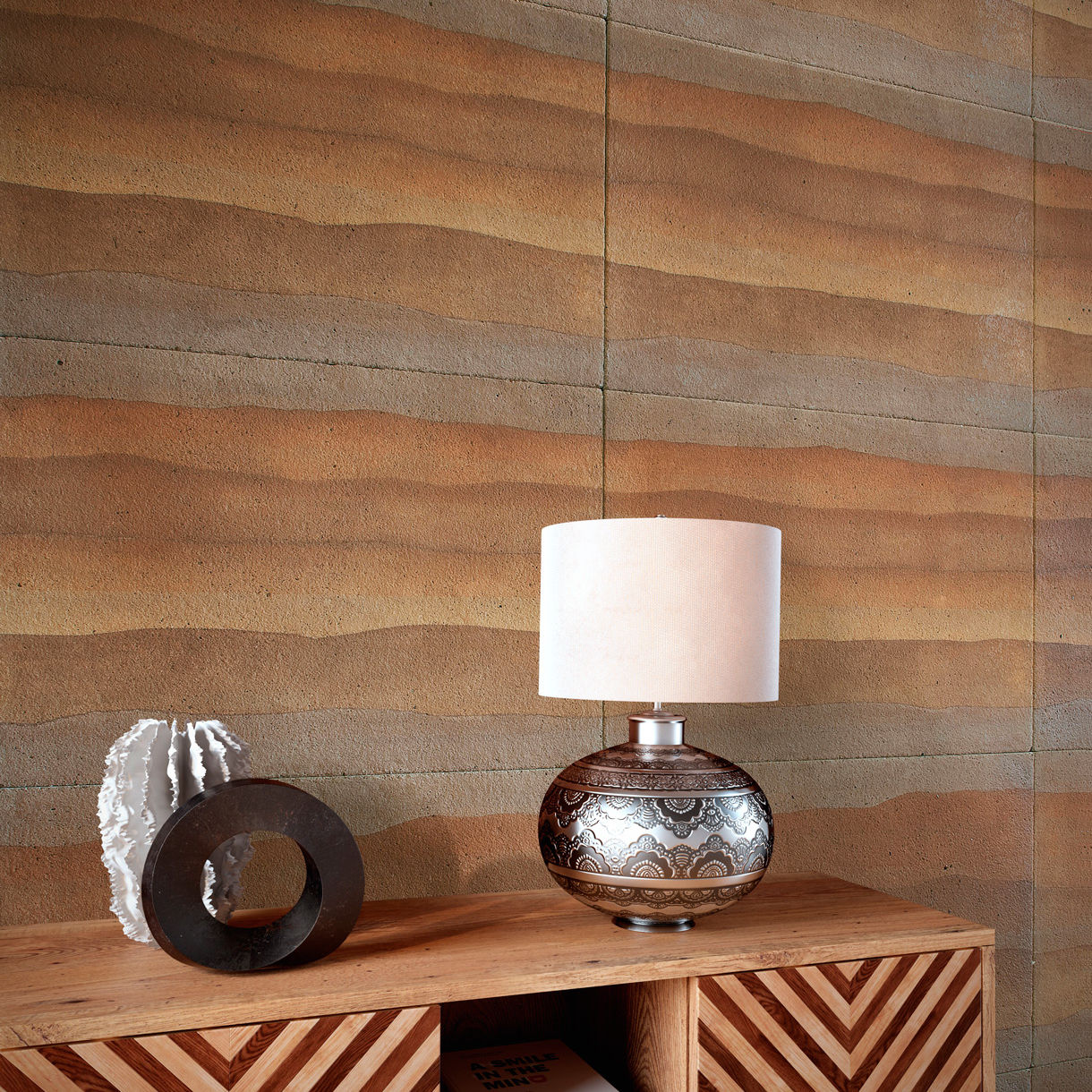 Interior wall-covering - COLORS : RAMMED - Castelatto - exterior ...