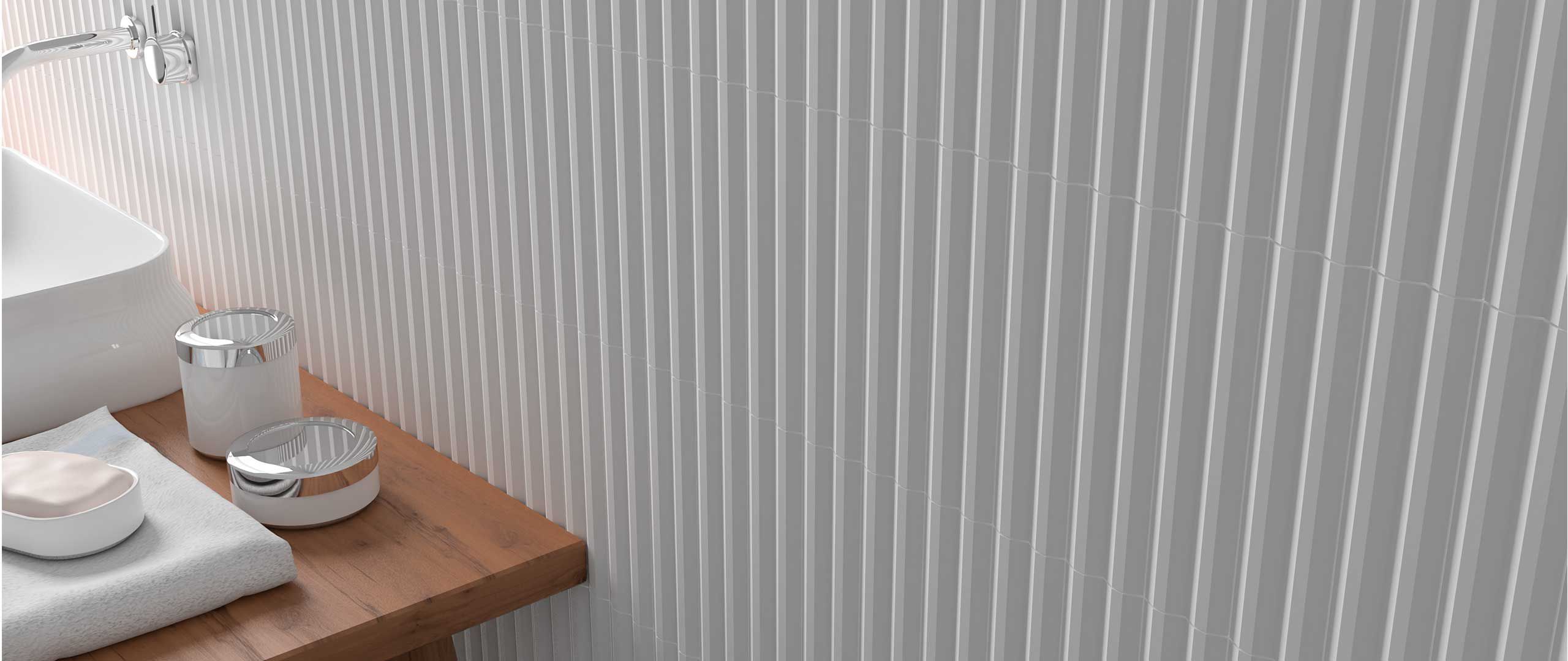 Indoor tile - STRIPES - WOW Design EU - wall / ceramic / striped