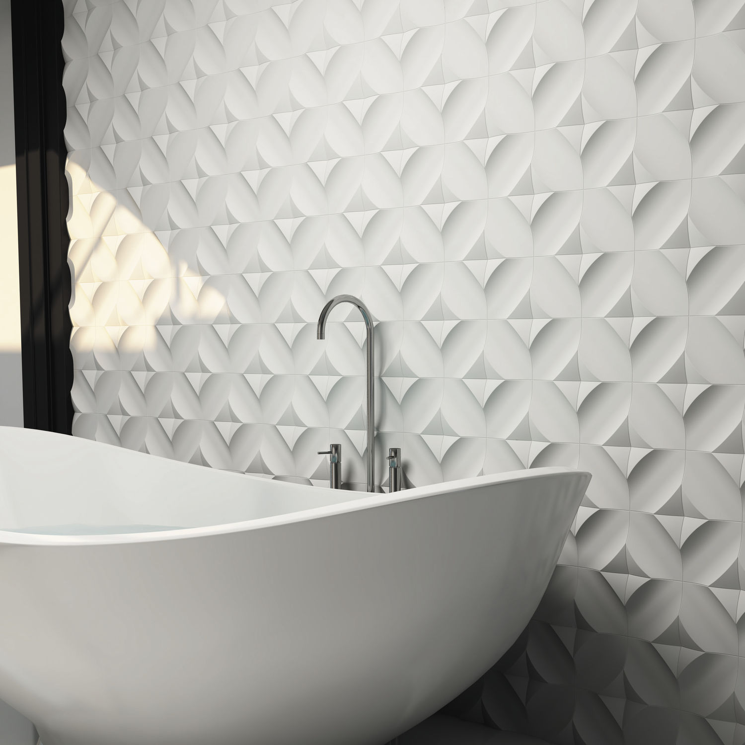 Ceramic tile - WAVE - WOW Design EU - high-gloss / embossed / matte