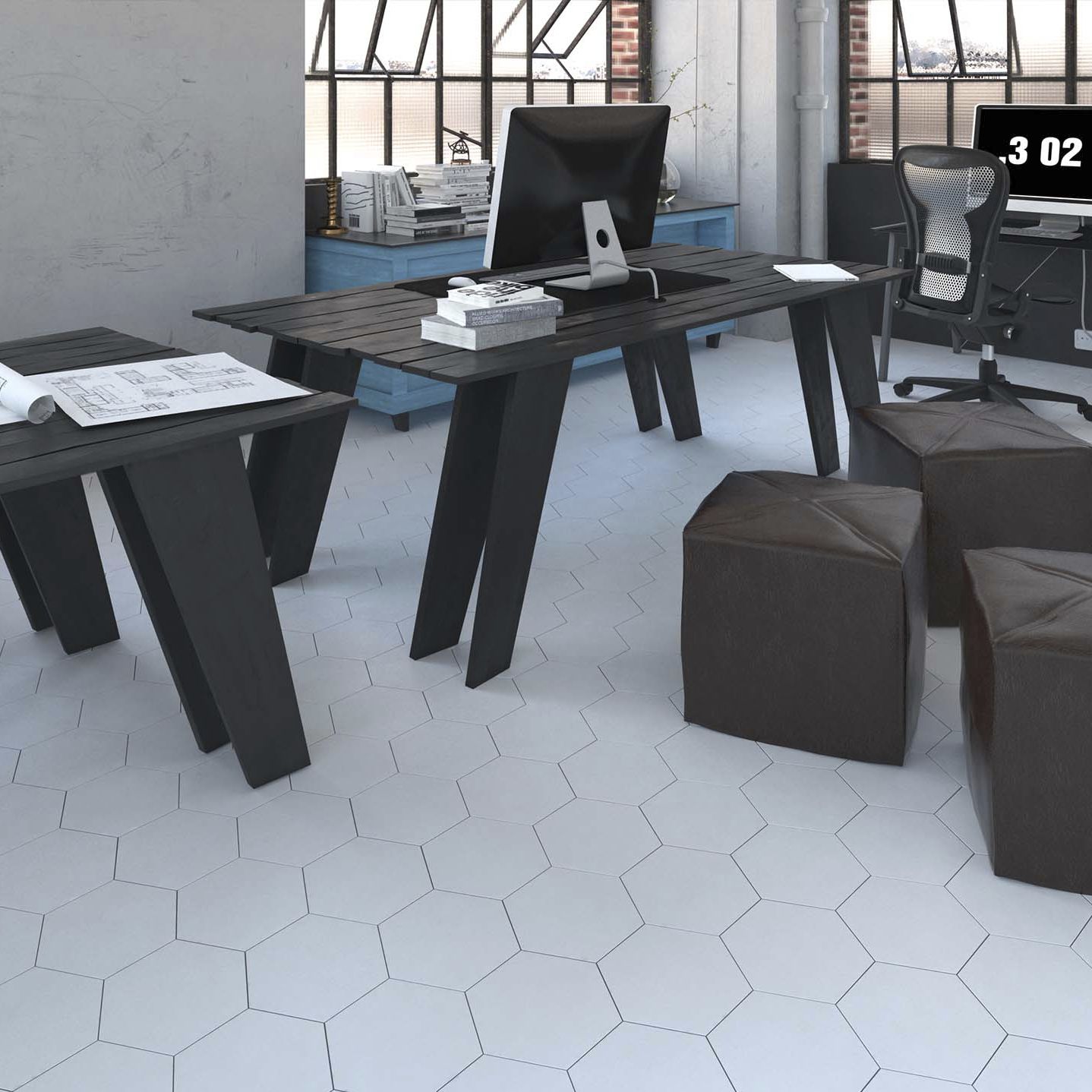 Ceramic tile - HEXA FLOOR - WOW Design EU - matte / indoor / floor