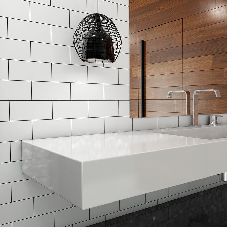 Ceramic tile - LISO M/LISO XL - WOW Design EU - high-gloss / matte / indoor