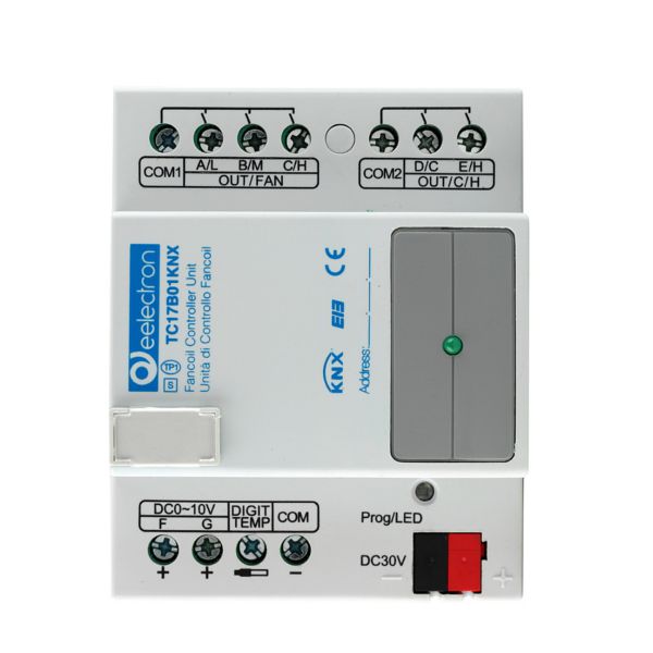 Heating and cooling heating controller - TC17B01KNX - Eelectron