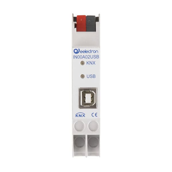 DIN rail interface module - IN00A02USB - Eelectron - KNX / USB