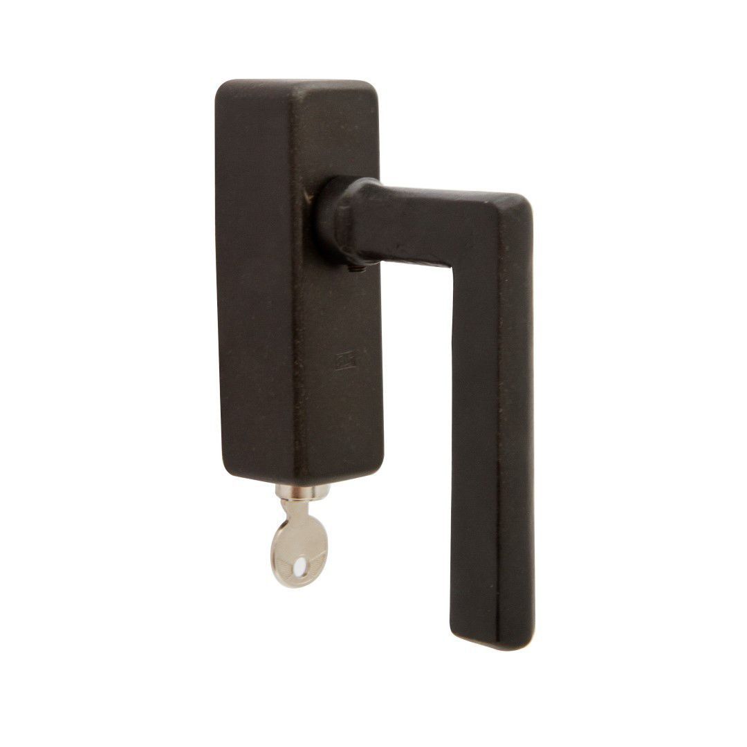Tilt-and-turn window handle - PH1920/ DKS - Dauby - aged iron / raw ...