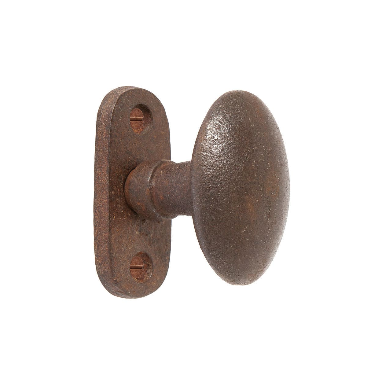 Traditional door knob - BT1018/ PBTC 1 - Dauby - iron / polished
