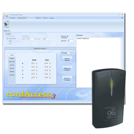 RFID proximity card clock card machine - CardAccess3 - A3M - commercial