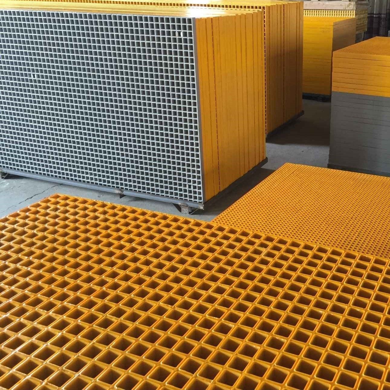 Resin grating - Saimex - fiberglass / insulated / impact-resistant