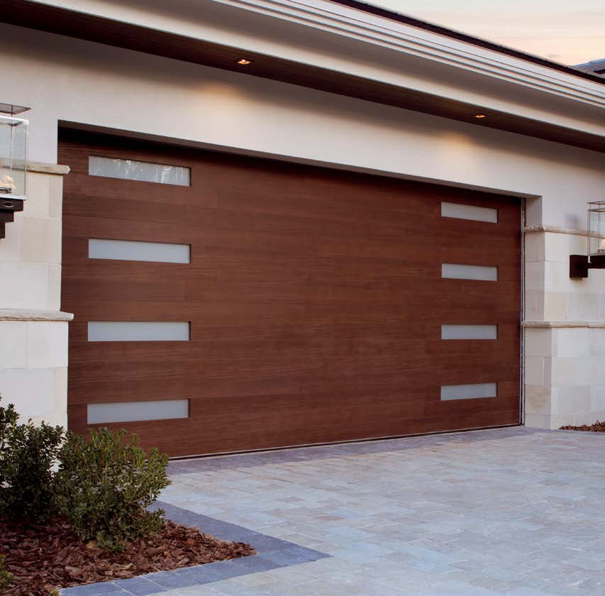 Sectional garage door - CANYON RIDGE® MODERN - Copy door - aluminum ...