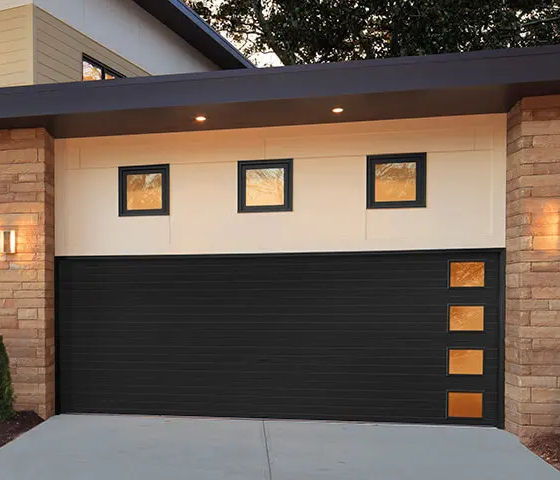 Steel garage door - MODERN - Copy door - sectional / polystyrene ...