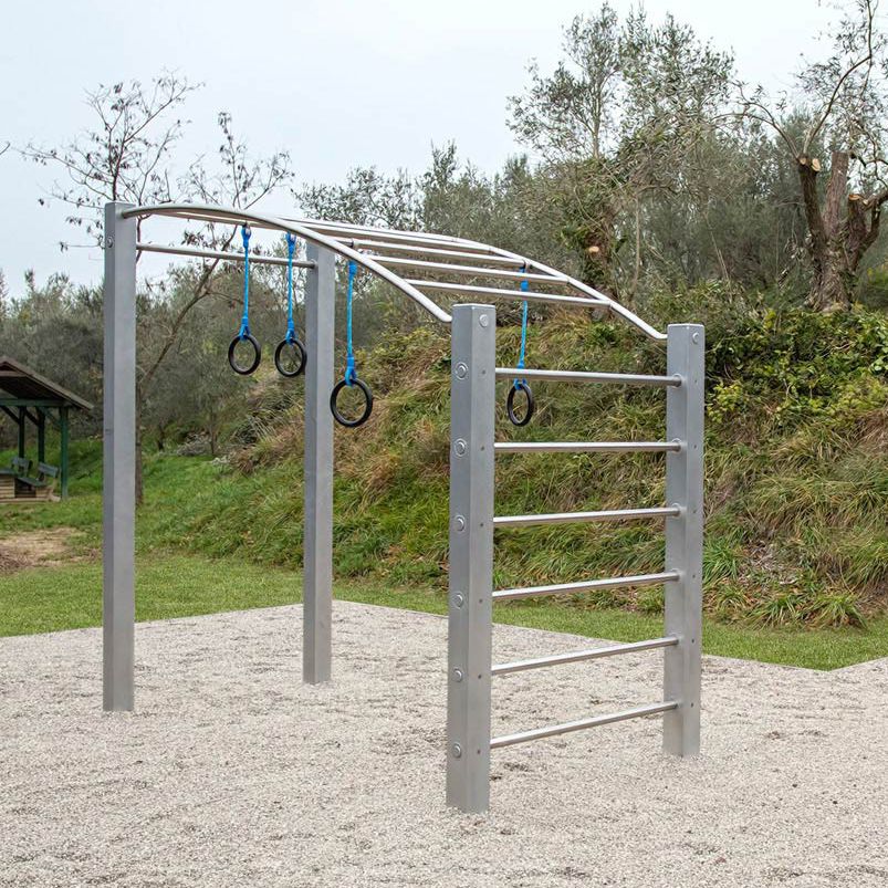 Fitness trail climbing structure - SIDE POLE - Kreal