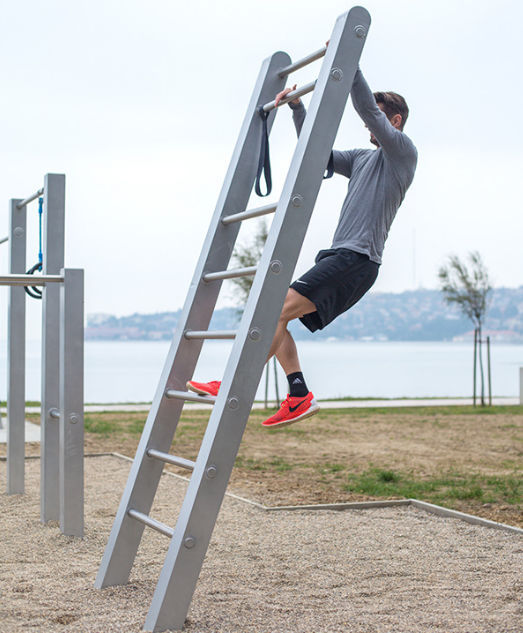 Fitness trail ladder - Kreal - aluminum / for public space / outdoor