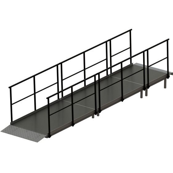 Handicapped access ramp - Mott Mobile Systeme GmbH &Co. KG - aluminum ...