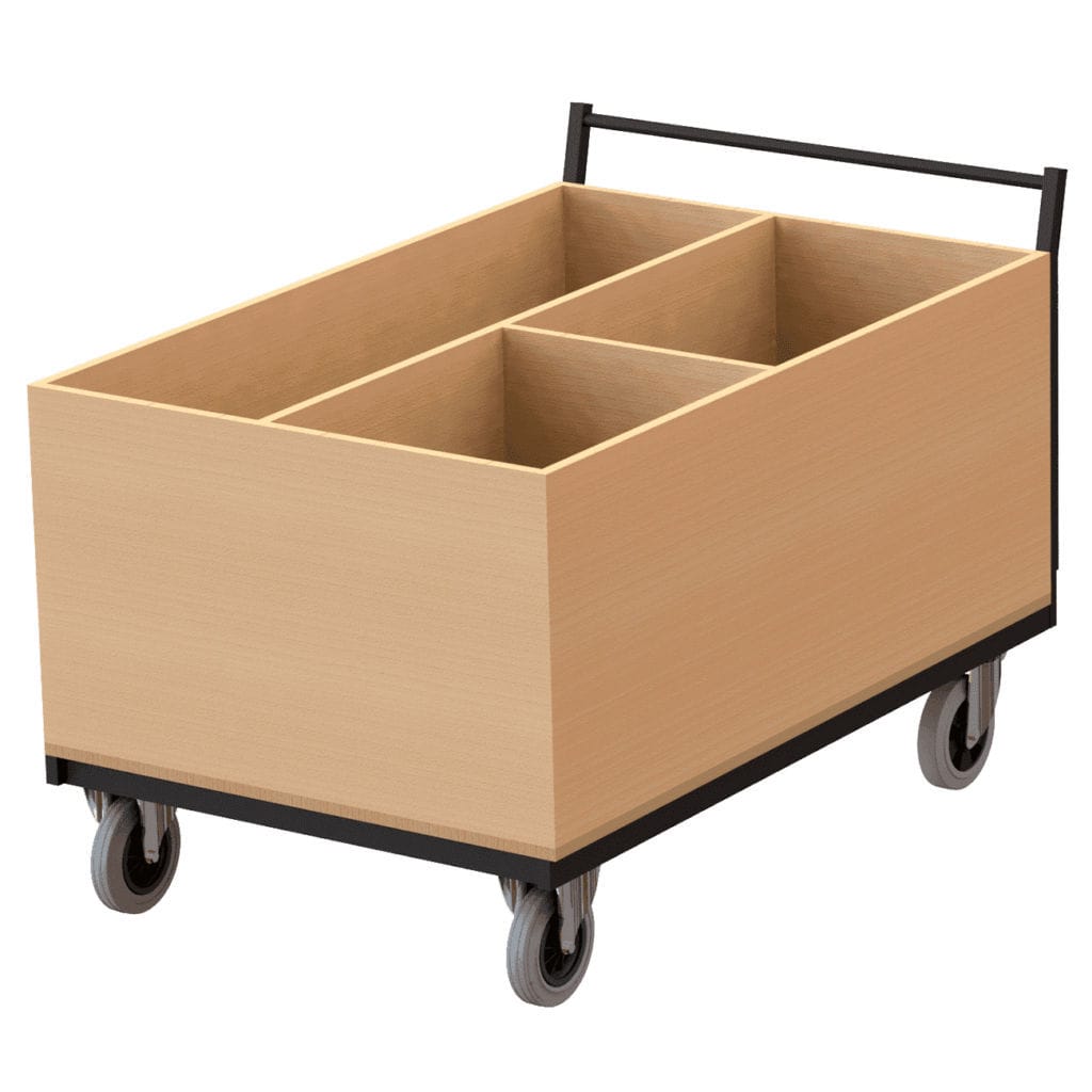 Commercial trolley - TRANSPORTBOX ROBUSTO - Mott Mobile Systeme GmbH ...