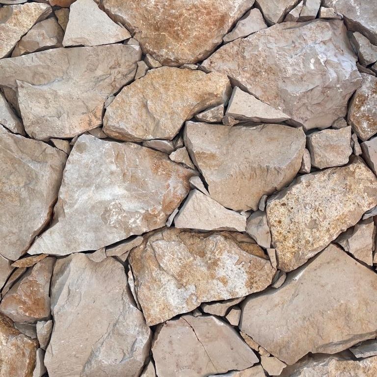 Natural stone wall cladding - COMBRAILLE 50/50 - ACCESS - interior ...