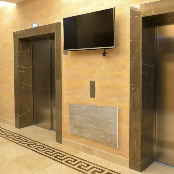 Electric radiator - TCM series - Infralia - infrared / 1000 w / 0...500 w